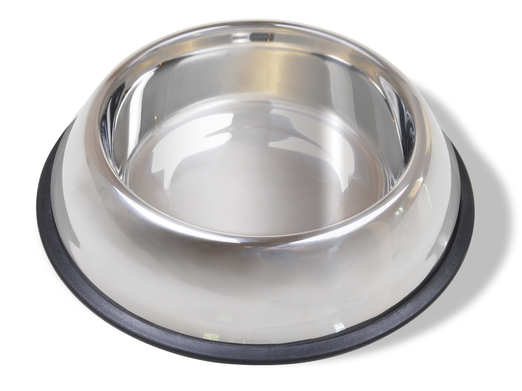 Large No Tip Stainless Steel Dish - Van Ness Pets